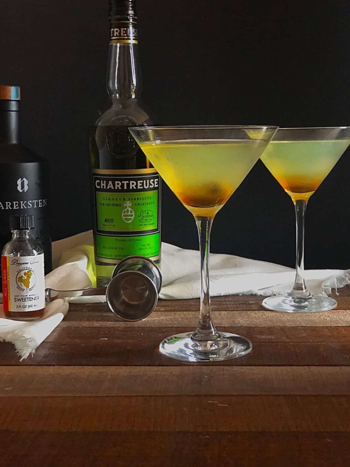 Chartreuse and Gin Cocktail • Keeping It Simple Blog