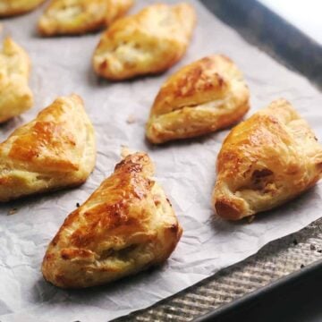 Ham and Cheese Puff Pastry Calzones • Keeping It Simple Blog