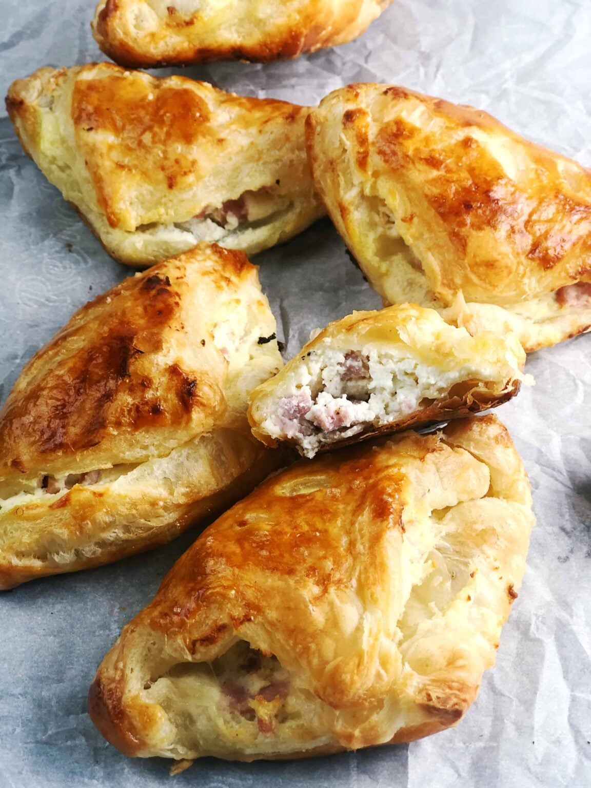 Ham and Cheese Puff Pastry Calzones • Keeping It Simple Blog