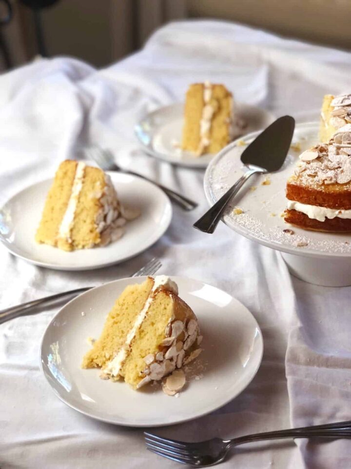 Vanilla Almond Layer Cake • Keeping It Simple Blog