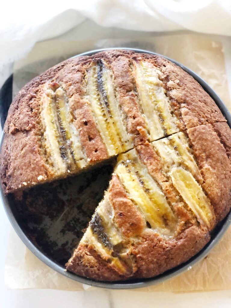 Cake Pan Banana Bread with Whipped Ricotta • Keeping It Simple Blog