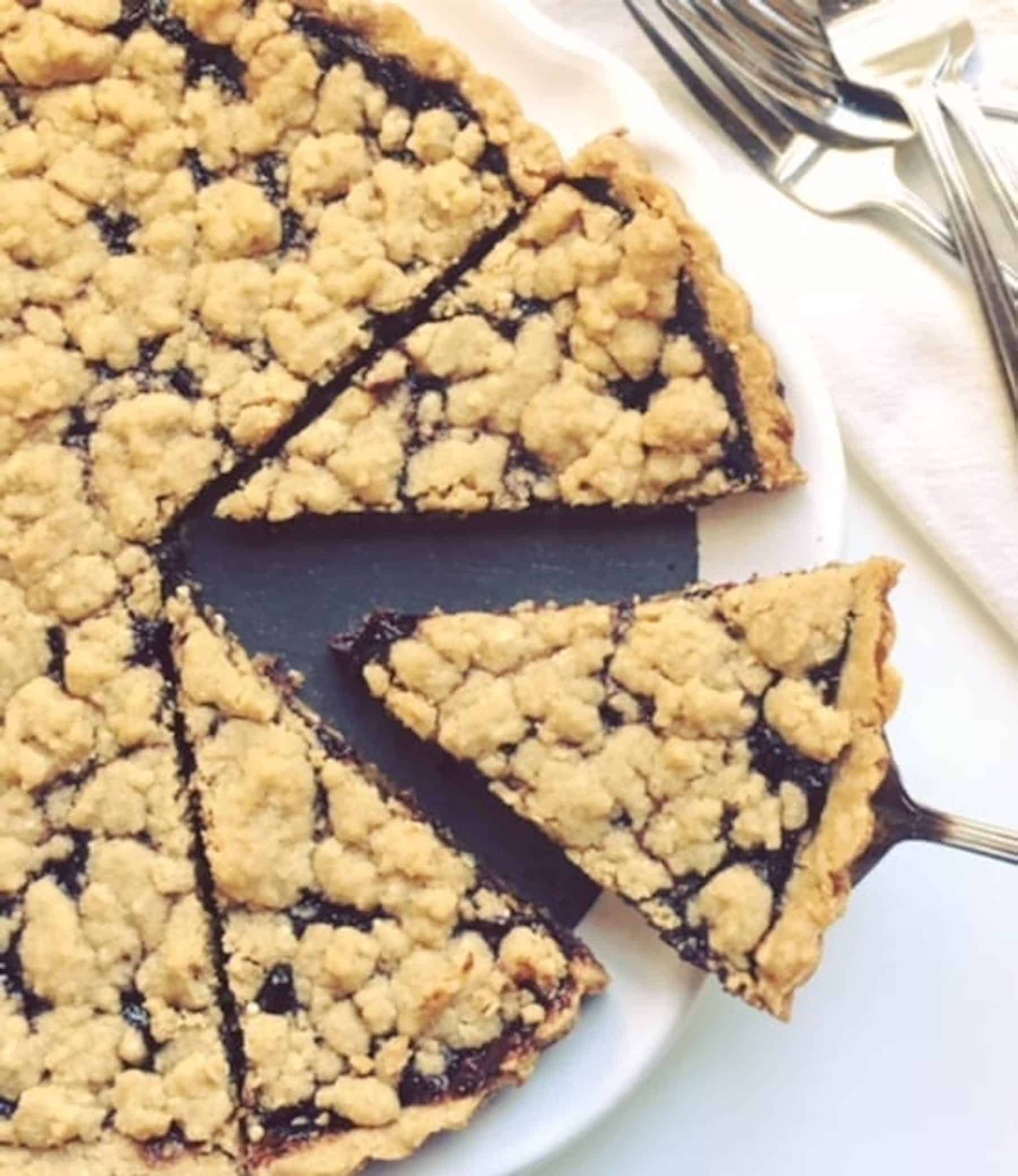 Berry Jam Shortbread Tart • Keeping It Simple Blog