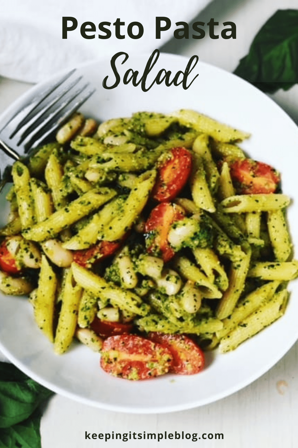 Easy Pesto Pasta • Keeping It Simple Blog