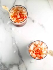 Italian Strawberry Basil Mocktail • Keeping It Simple Blog