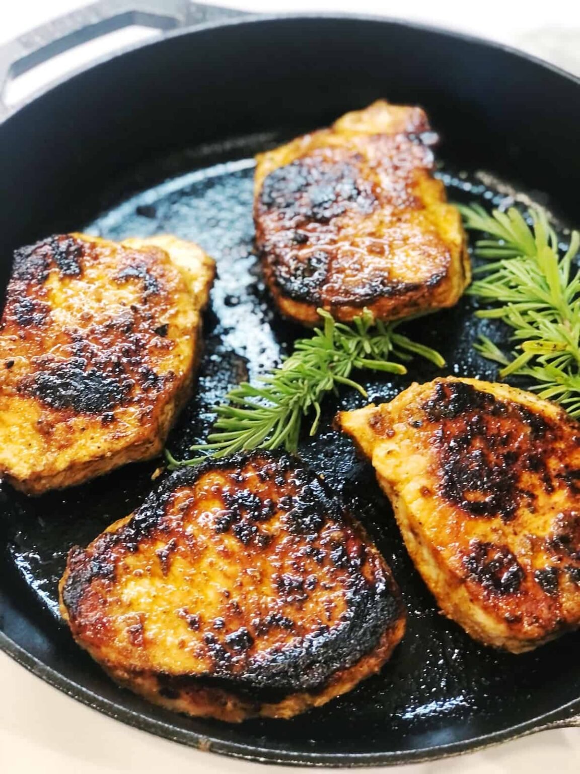 Juicy Grilled Summer Pork Chops • Keeping It Simple Blog