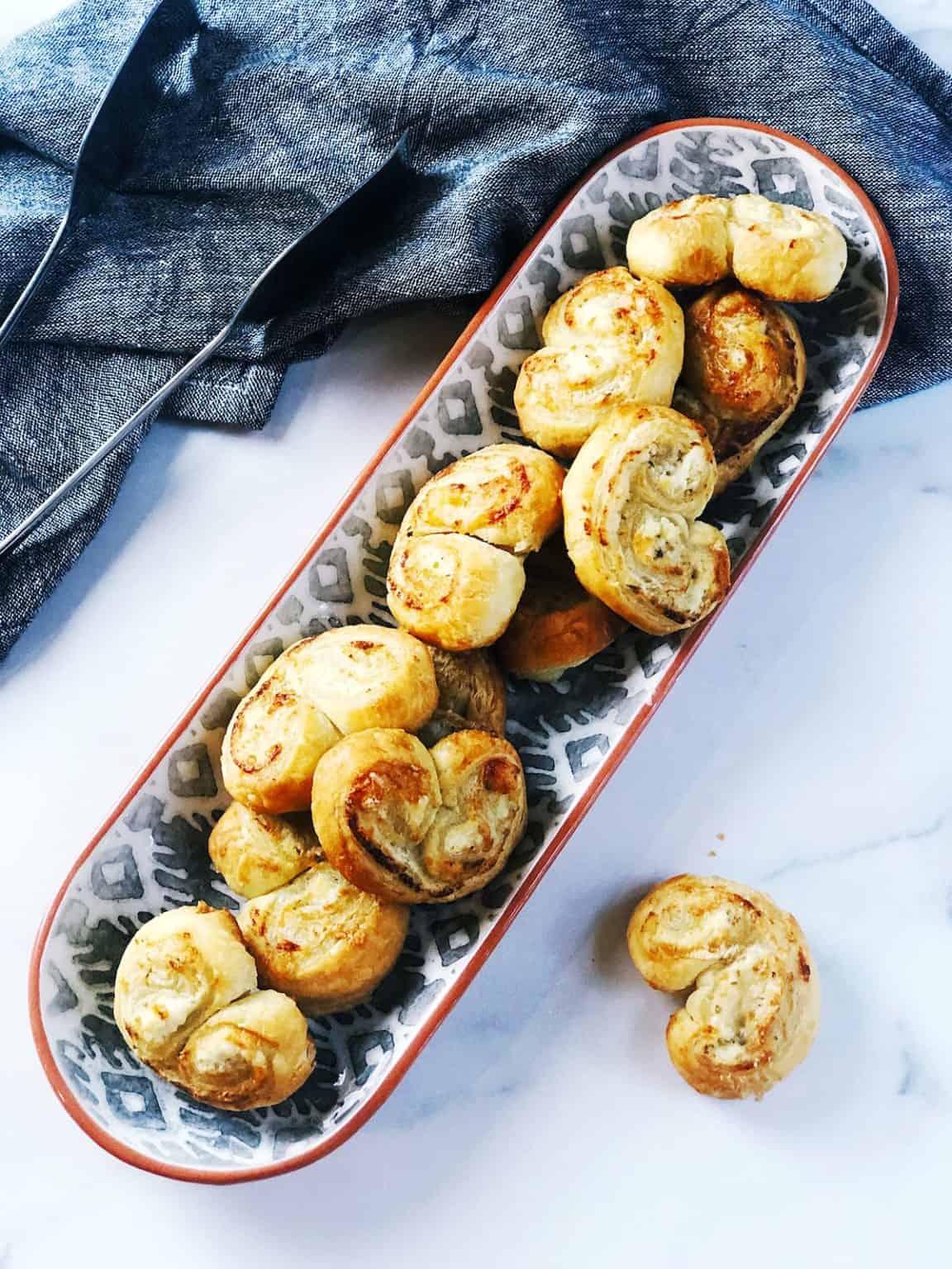 Savory Palmiers with Parmesan and Ricotta • Keeping It Simple Blog