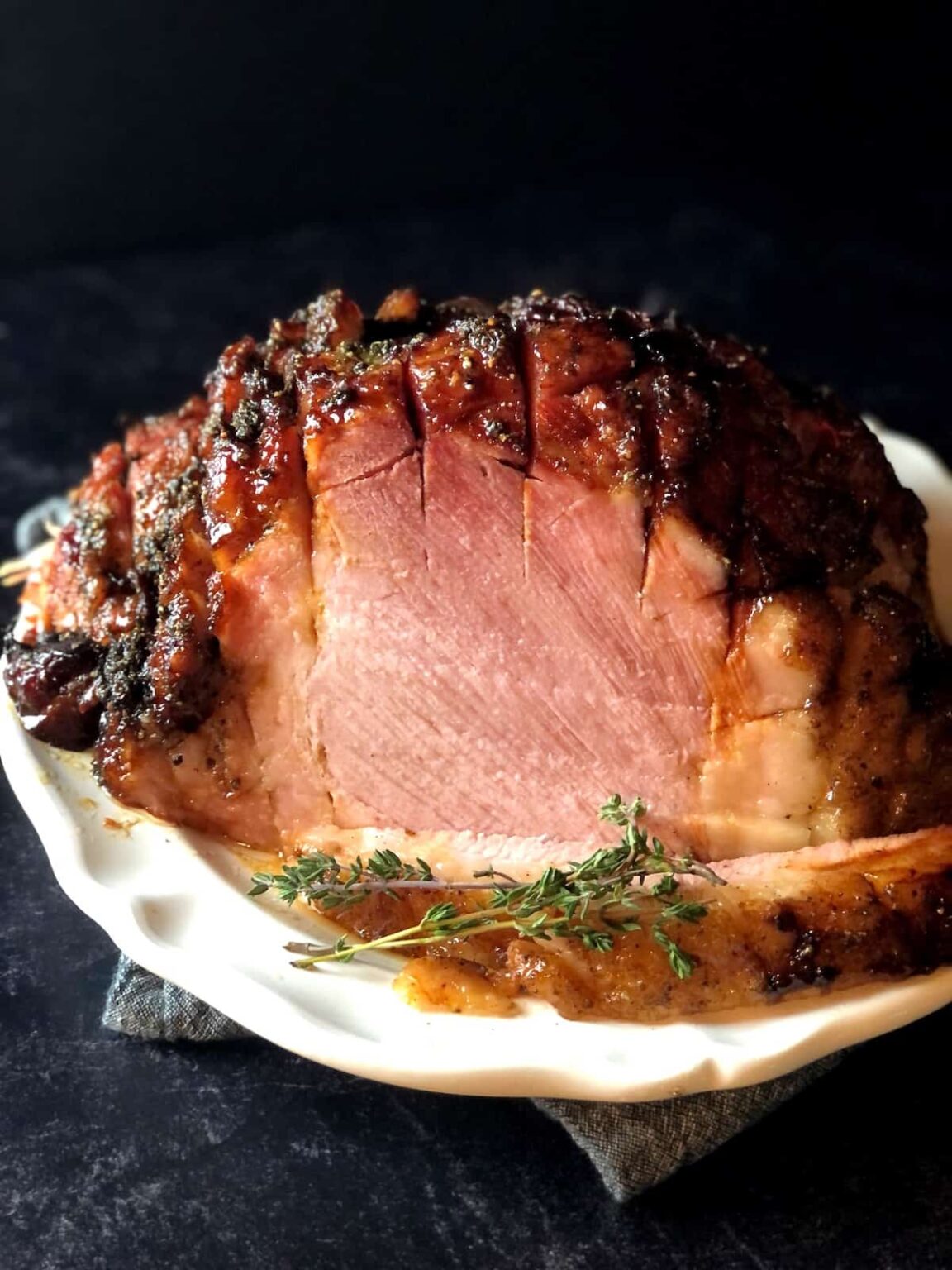 Baked Ham With Italian Glaze • Keeping It Simple Blog