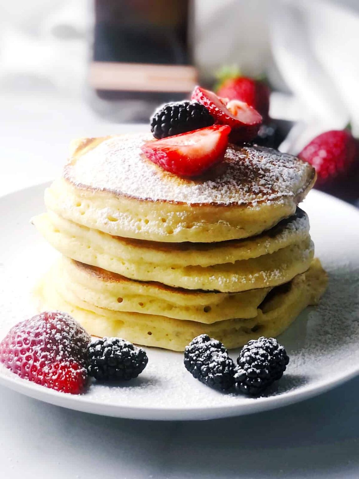 Moist And Fluffy Ricotta Pancakes • Keeping It Simple Blog