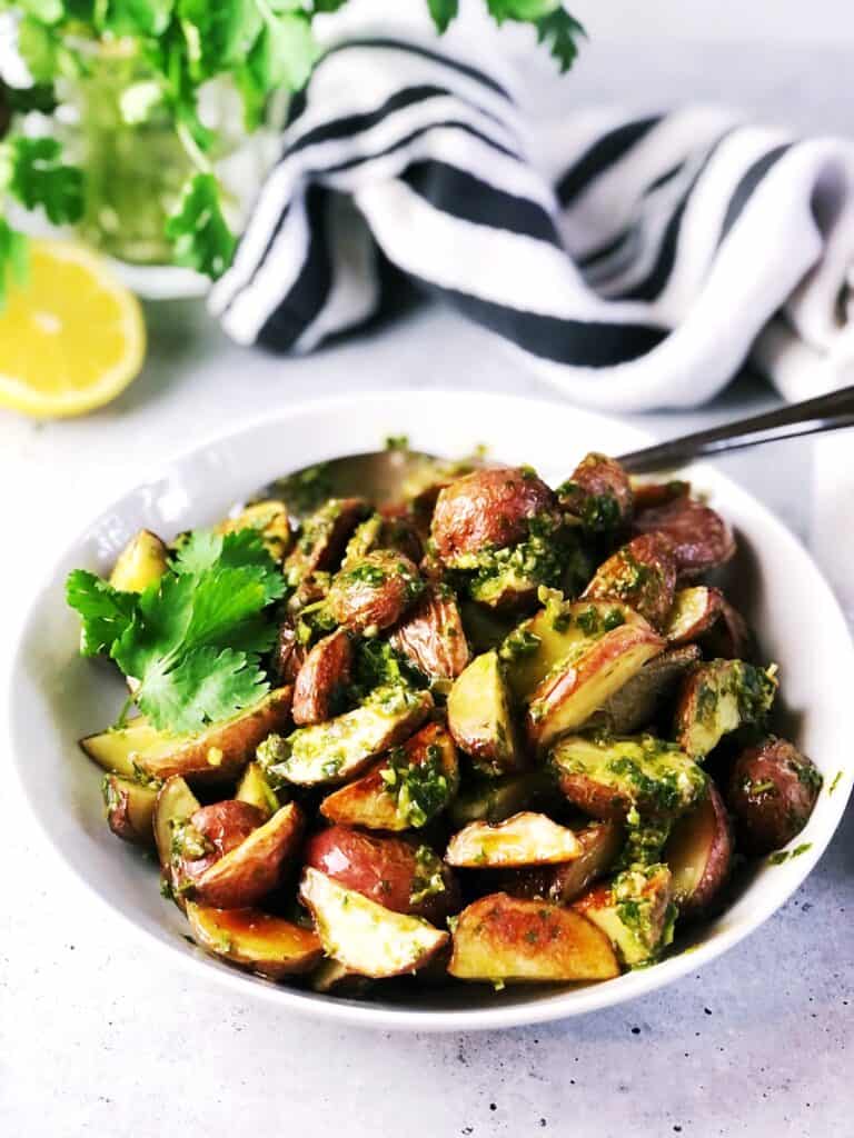 Italian Potatoes with Salsa Verde • Keeping It Simple Blog