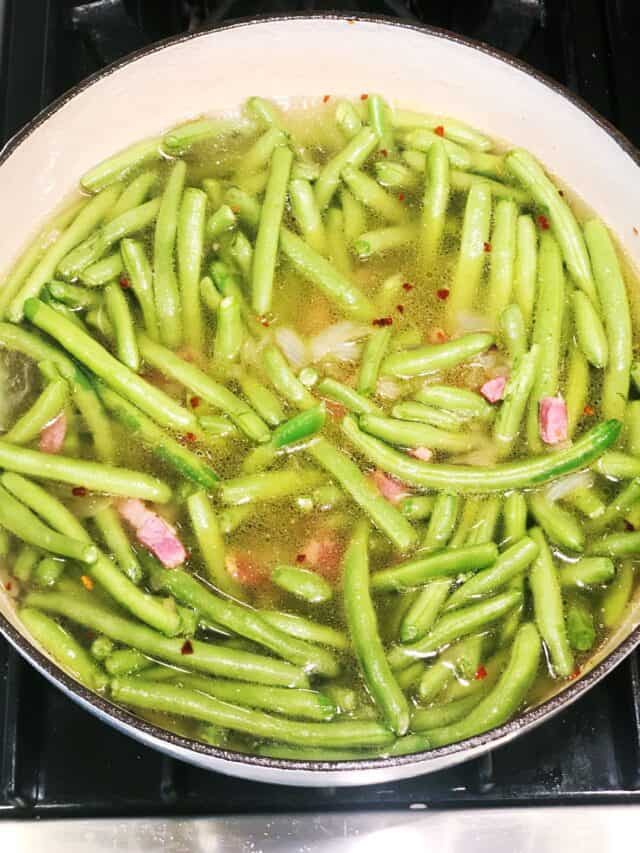 Southern Green Beans (Country Green Beans) • Keeping It Simple Blog