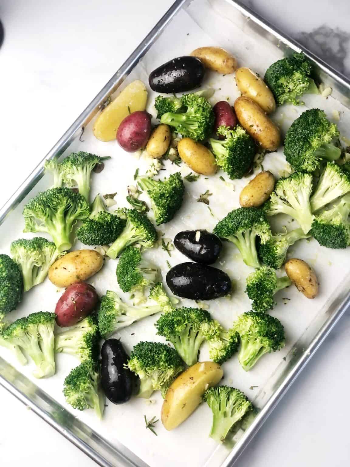 Roasted Potatoes and Broccoli with Garlic • Keeping It Simple Blog