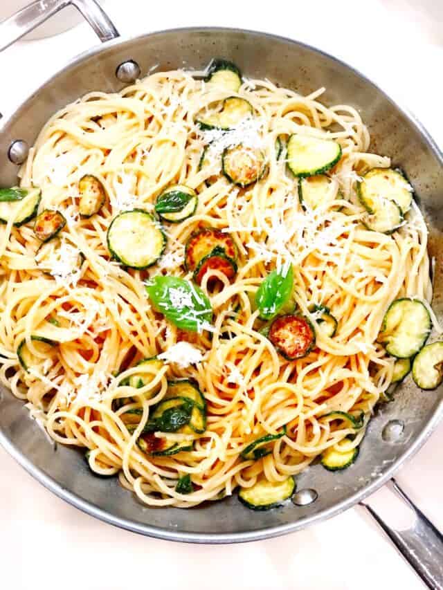Spaghetti with Zucchini (Spaghetti alla Nerano) • Keeping It Simple Blog