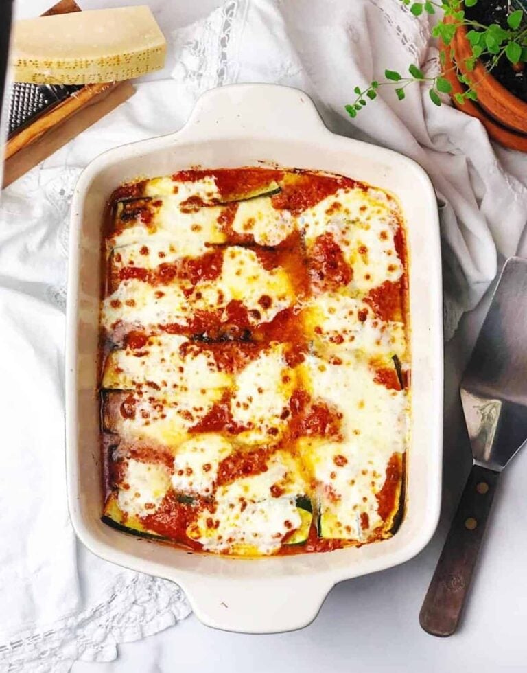 Baked Italian Zucchini • Keeping It Simple Blog