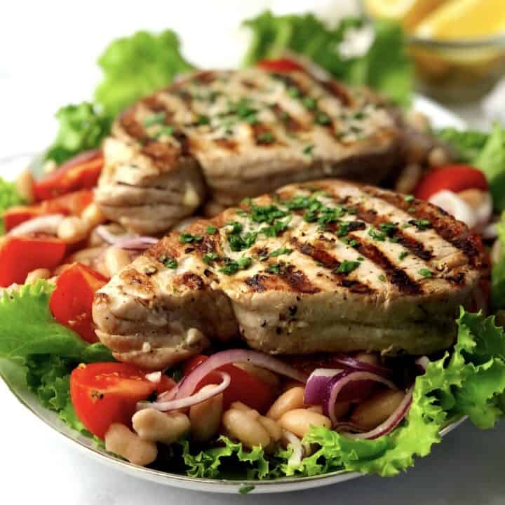 Mediterranean Grilled Tuna Steak • Keeping It Simple Blog