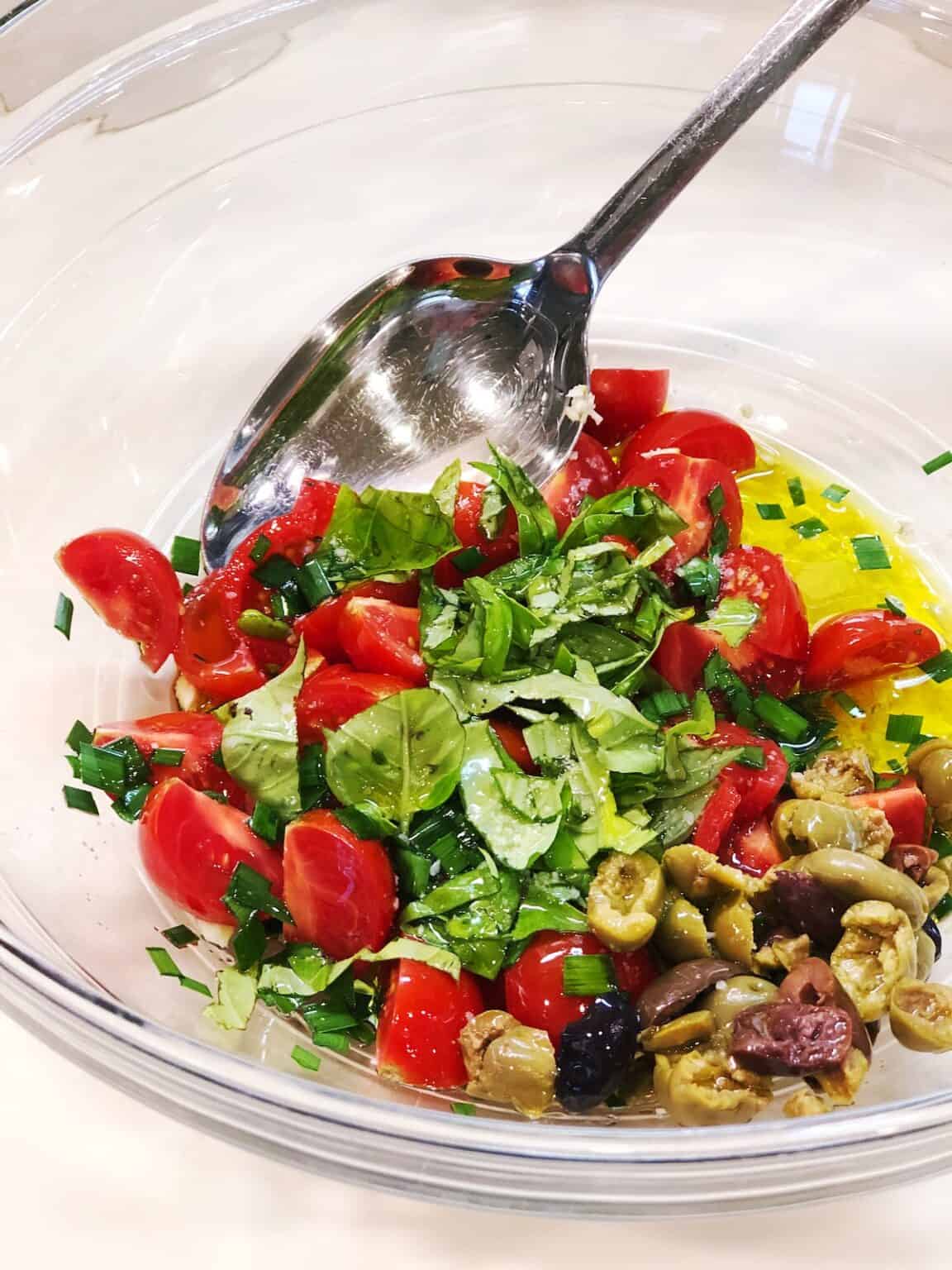 Checca Sauce (Italian No-Cook Tomato Sauce) • Keeping It Simple Blog