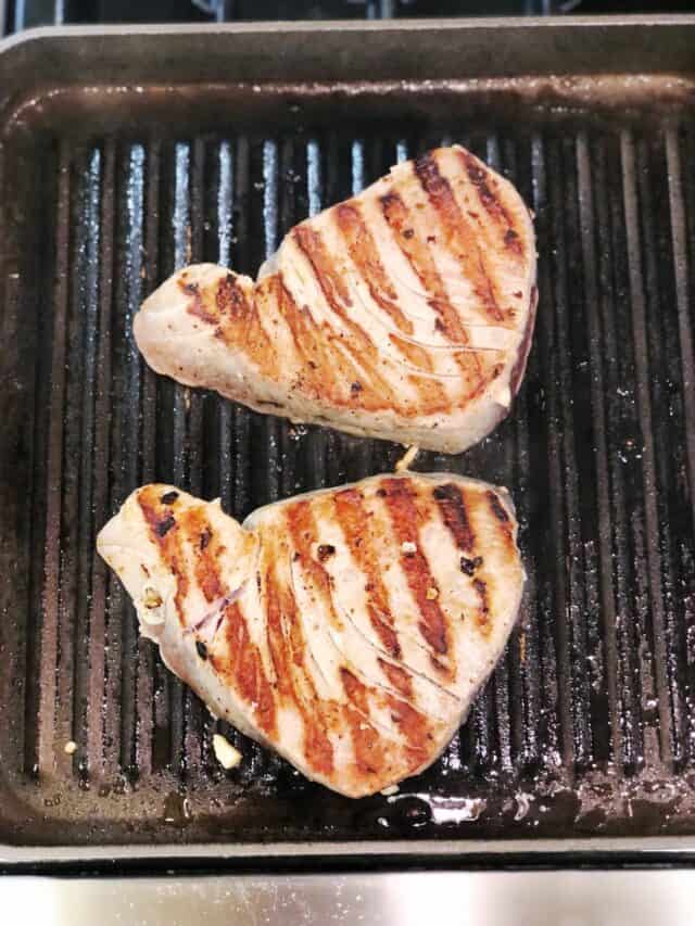 Mediterranean Grilled Tuna Steak • Keeping It Simple Blog