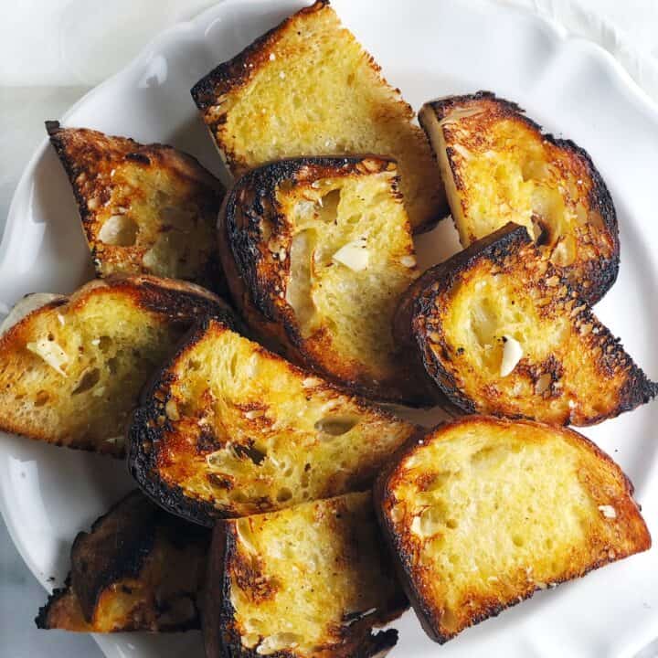 Simple Garlic Crostini • Keeping It Simple Blog