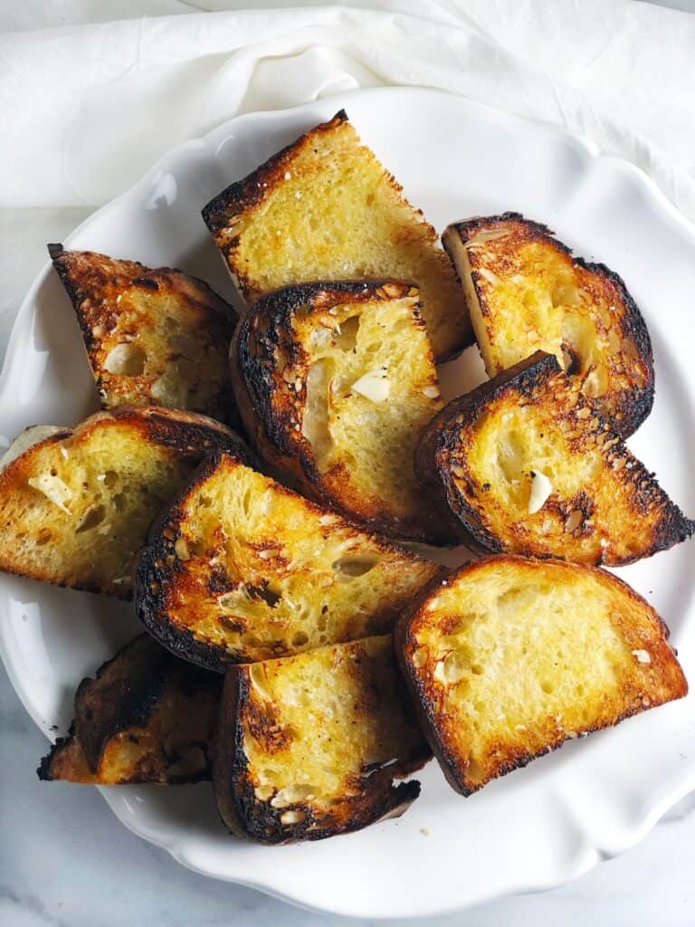 Simple Garlic Crostini • Keeping It Simple Blog