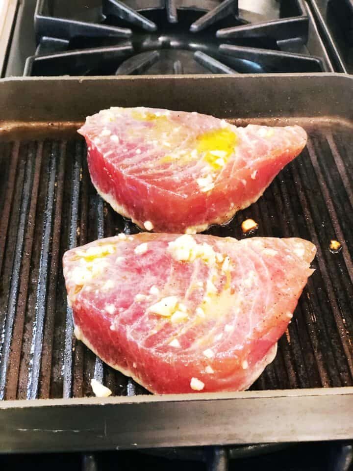 Mediterranean Grilled Tuna Steak • Keeping It Simple Blog