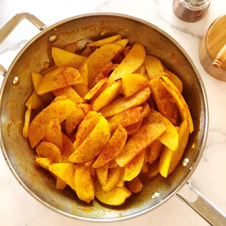 Skillet Turmeric Potatoes • Keeping It Simple Blog