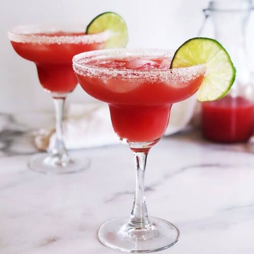 Ridiculously Easy Watermelon Margaritas • Keeping It Simple Blog