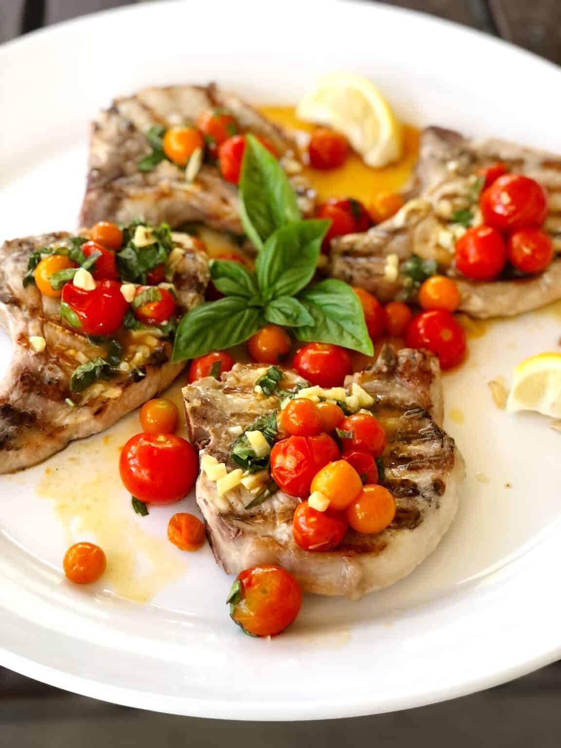 Mediterranean Grilled Tuna Steak • Keeping It Simple Blog