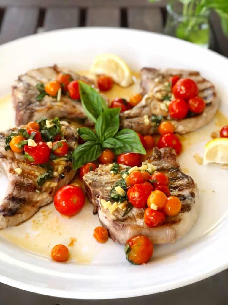 Juicy Grilled Summer Pork Chops • Keeping It Simple Blog