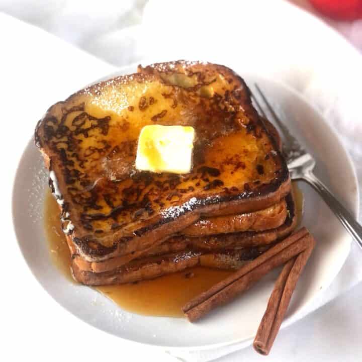 Holiday Apple Cider French Toast • Keeping It Simple Blog