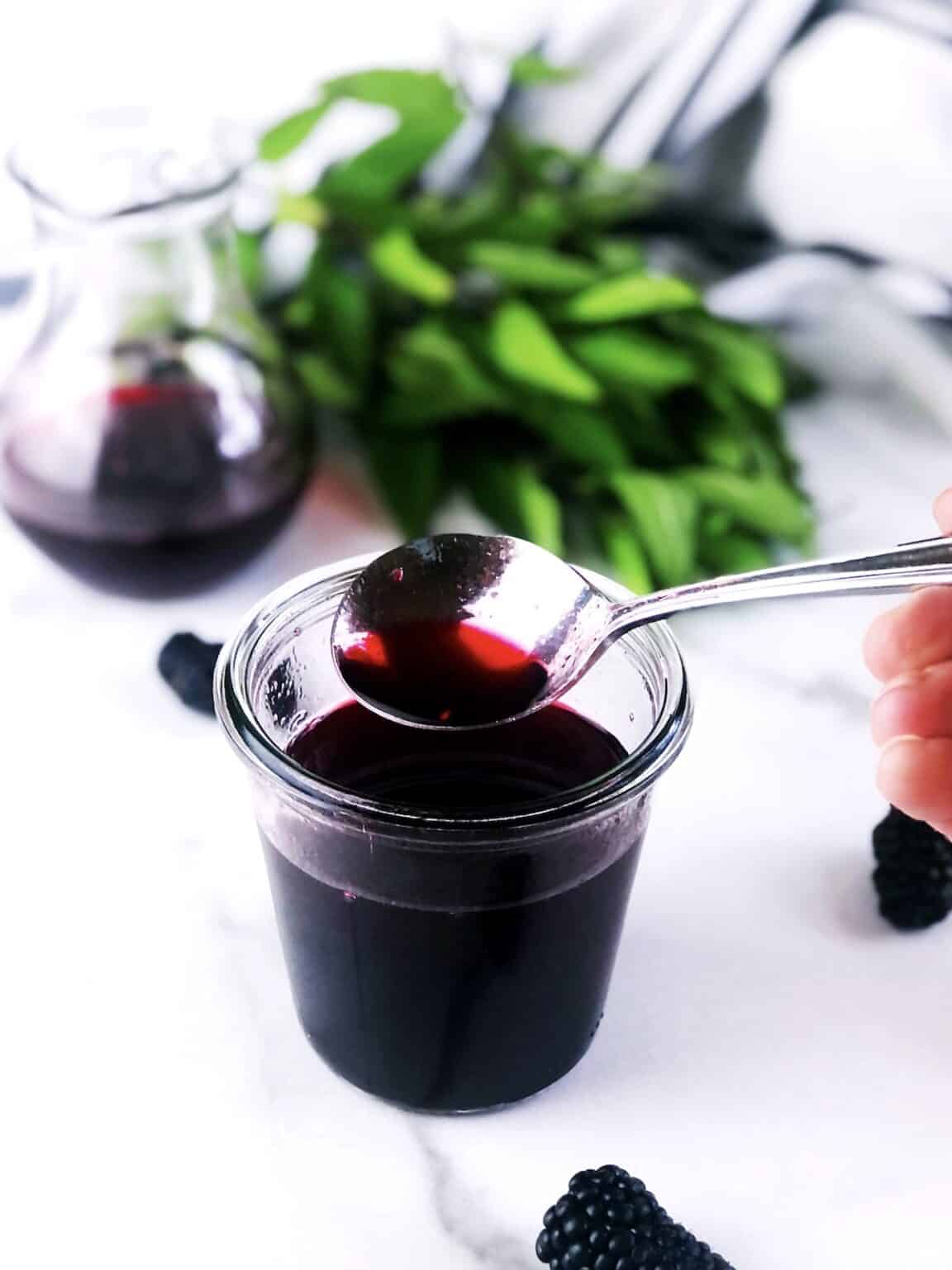 Easy 10-Minute Blackberry Simple Syrup • Keeping It Simple Blog