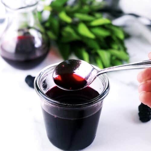 Easy 10-Minute Blackberry Simple Syrup • Keeping It Simple Blog