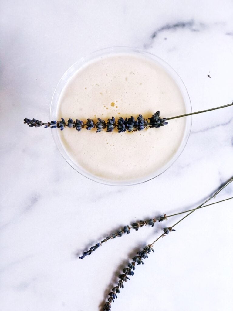 Chartreuse and Lavender Sour • Keeping It Simple Blog