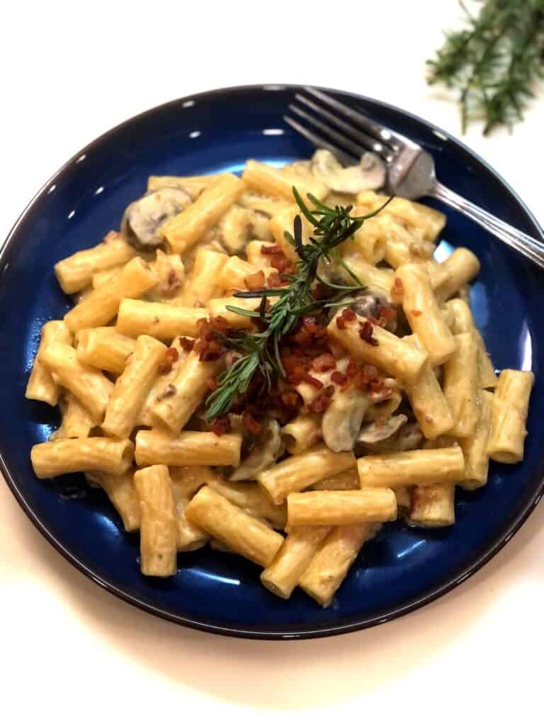 Creamy Acorn Squash Pasta Recipe • Keeping It Simple Blog